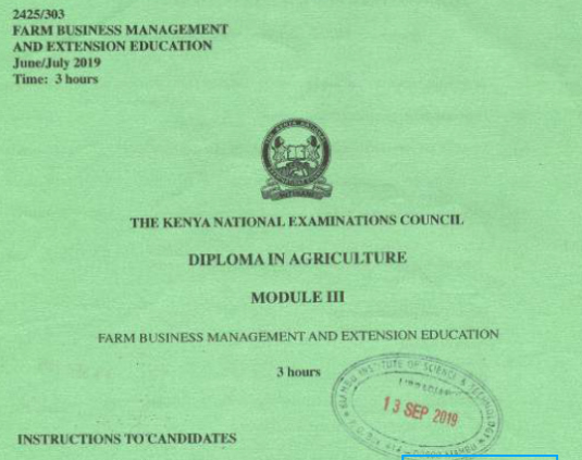 Certificate in electrical and electronic engineering module 2 KNEC past ...