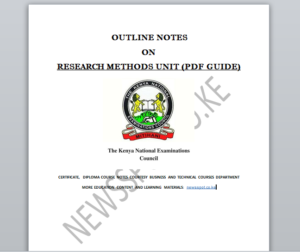 Research methods notes pdf guide » newsspot.co.ke