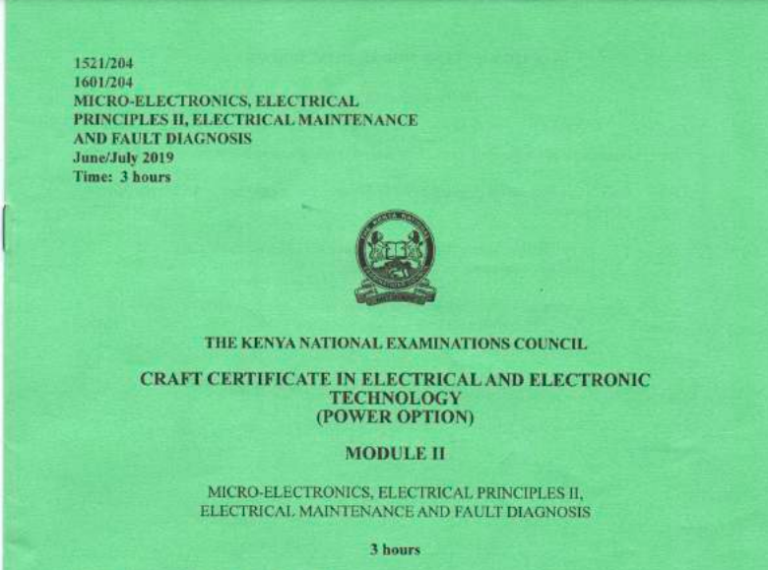 Microelectronics electrical principles 2 electrical maintenance & fault ...